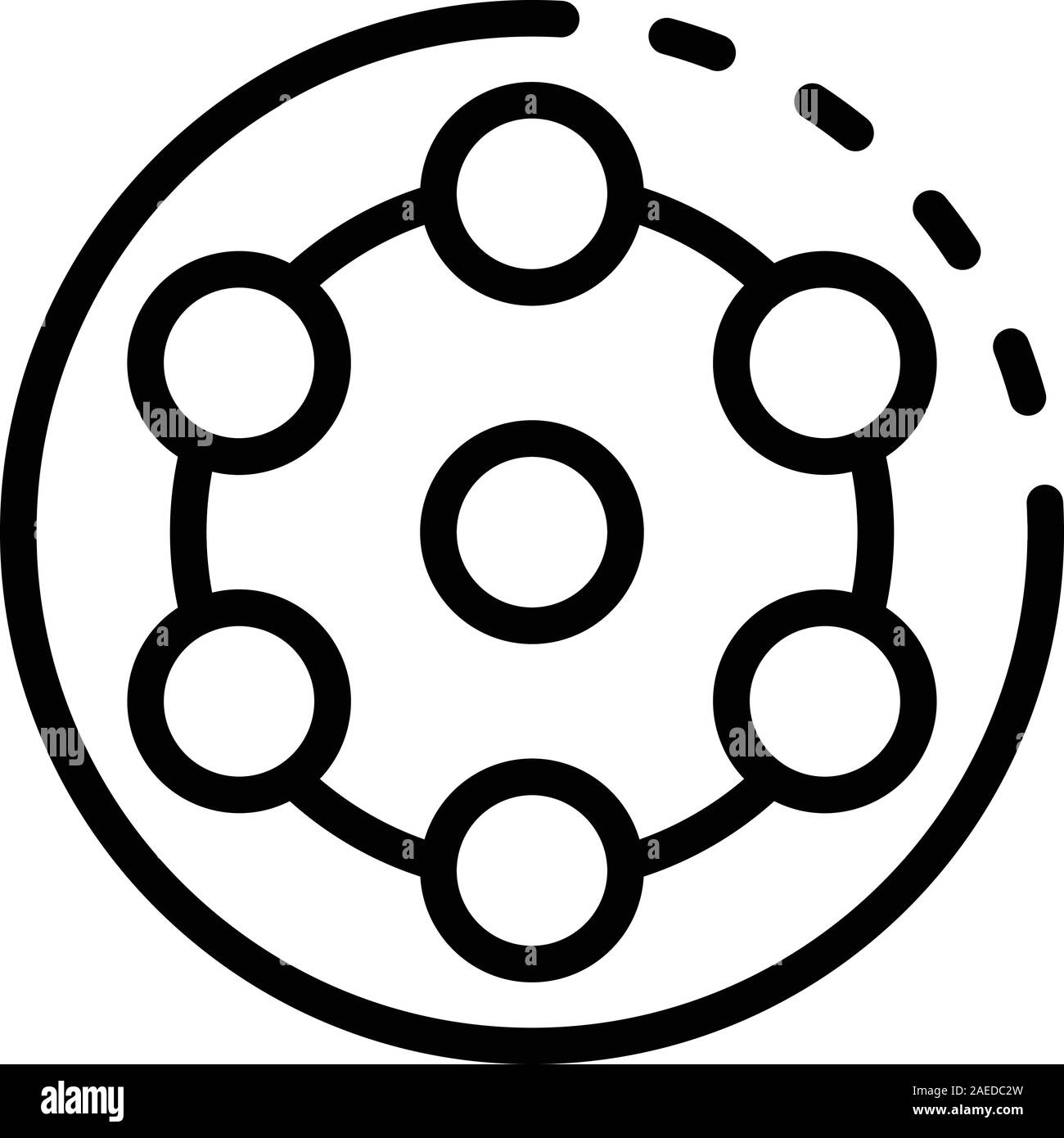 Cable cut top icon, outline style Stock Vector Image & Art - Alamy