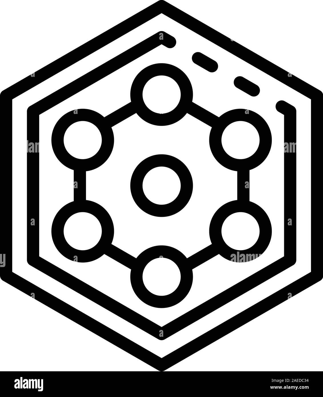 Hex cable icon, outline style Stock Vector Image & Art - Alamy