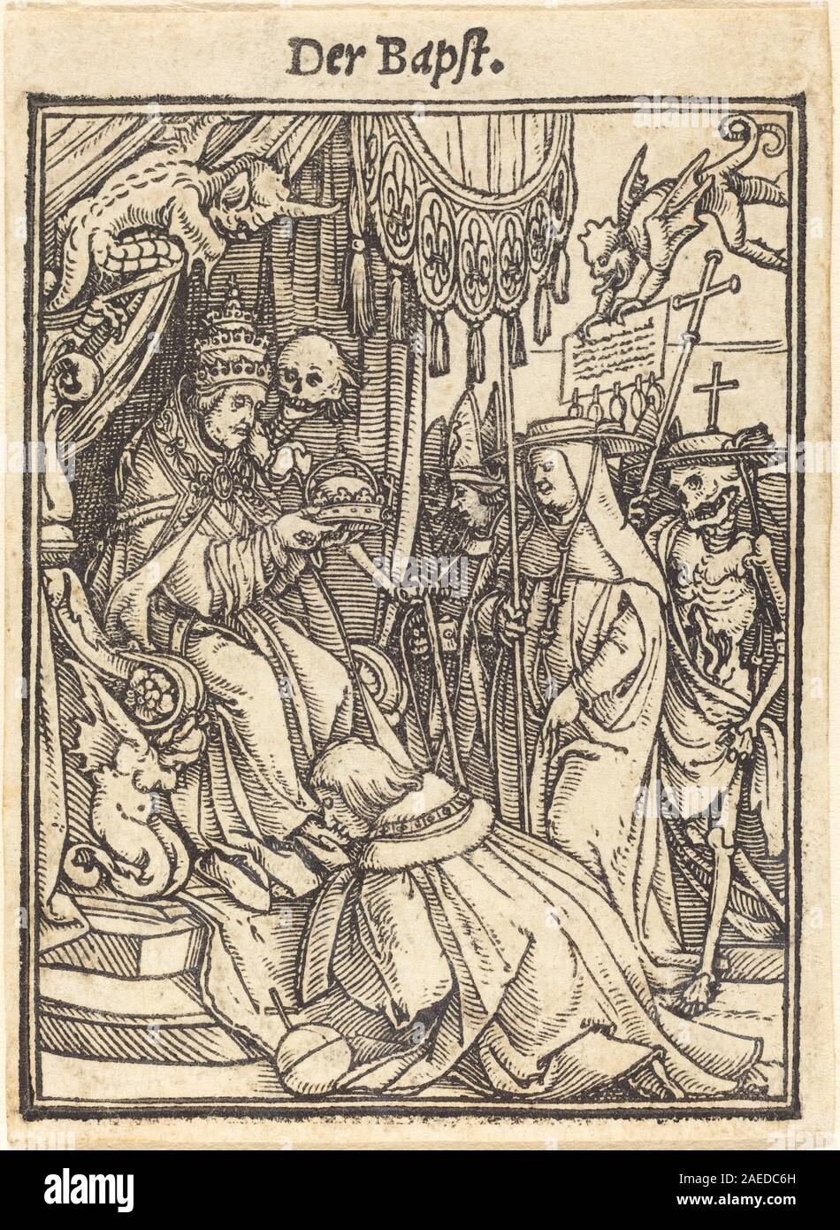 Der Bapst is a portrait by Hans Holbein the Younger depicting the Pope ...