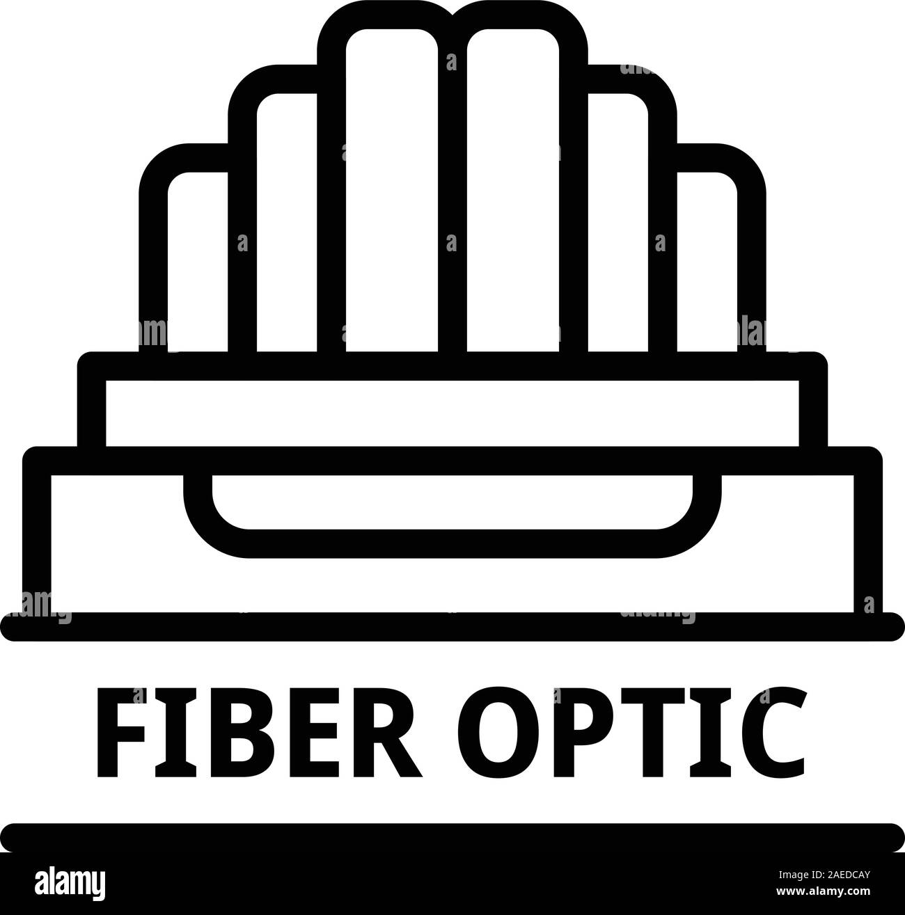 Optical fiber illustration Black and White Stock Photos & Images - Alamy