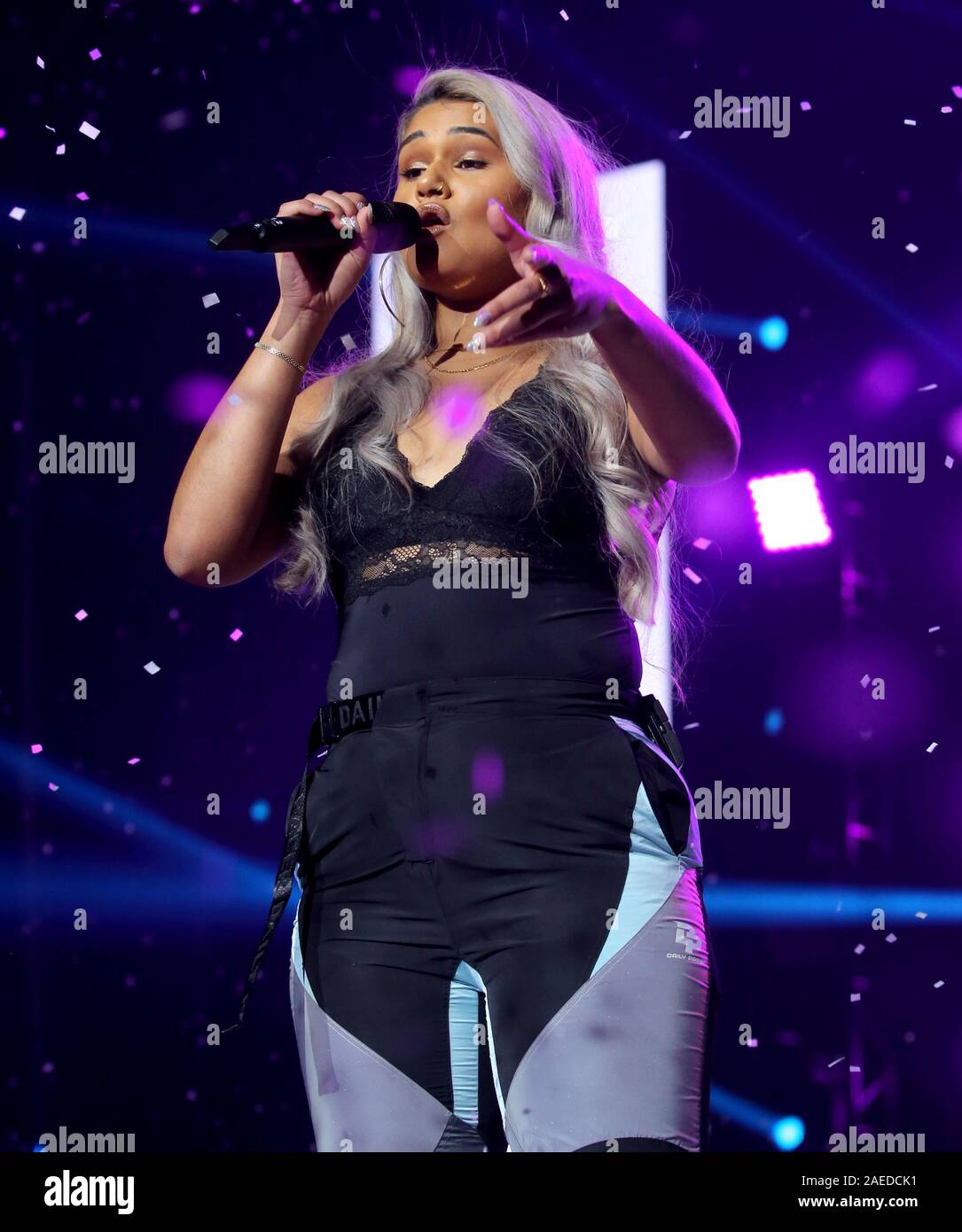 Rani performs on stage with Sam Feldt during day two of Capital's ...