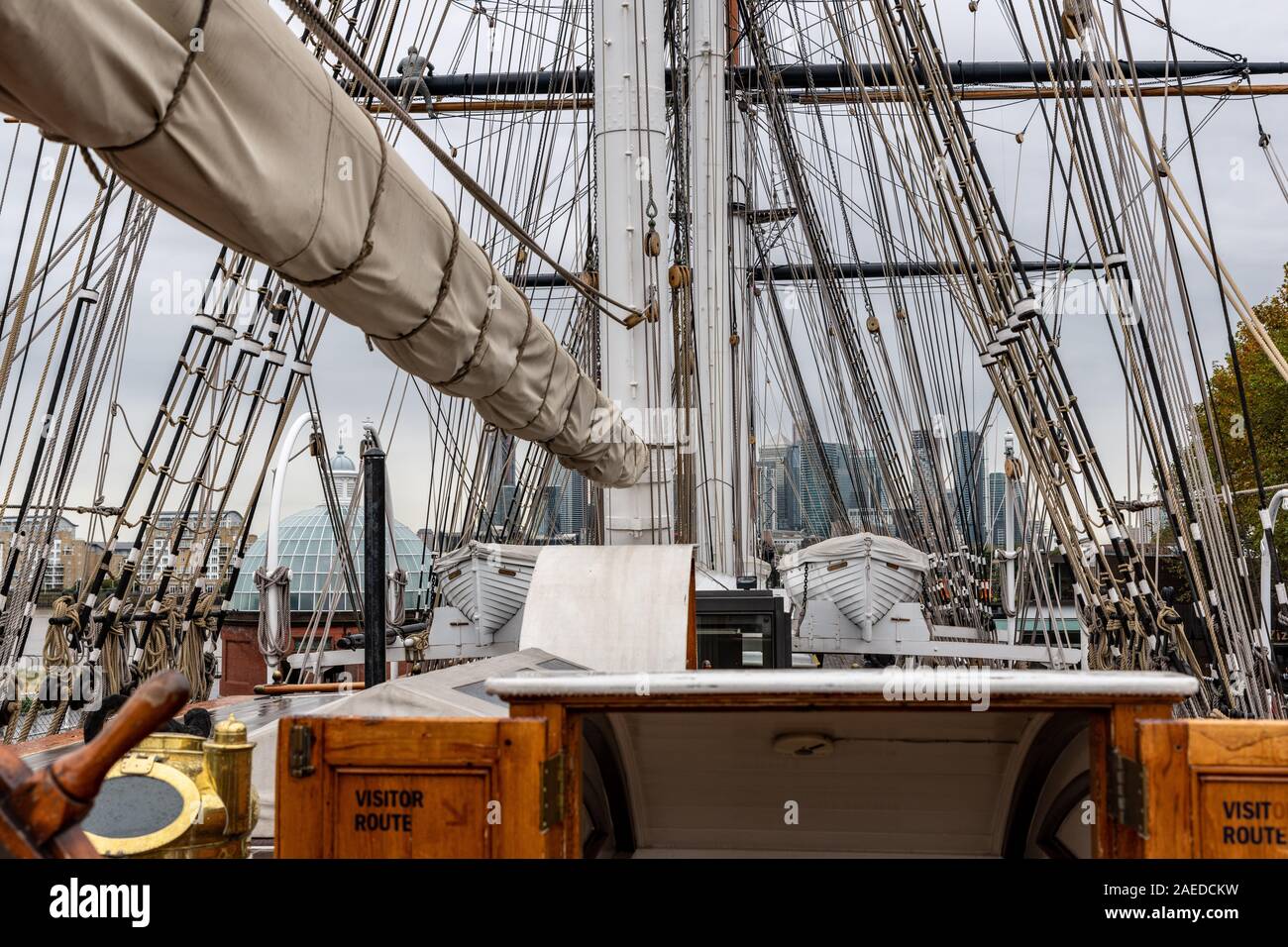 The Cutty Sark, Greenwich Stock Photo - Alamy