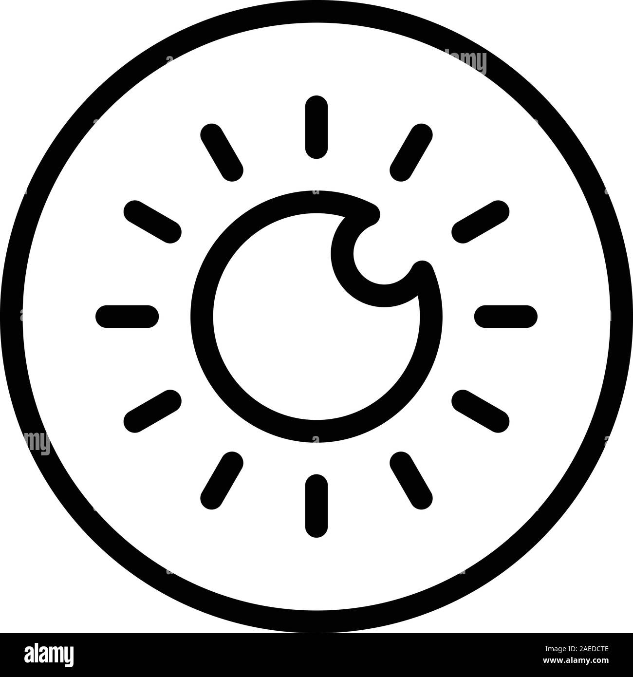 Retina icon, outline style Stock Vector Image & Art - Alamy
