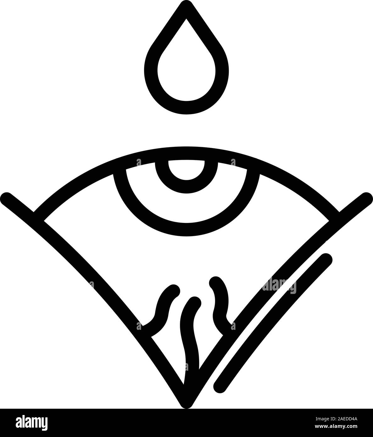 Eye drop lubricant Stock Vector Images - Alamy