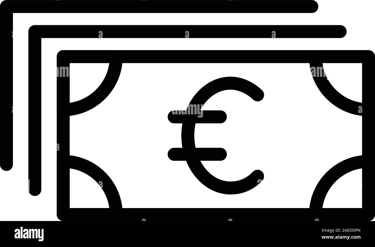 Euro bank notes Black and White Stock Photos & Images - Alamy