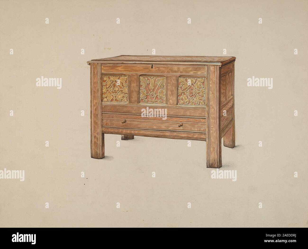 Harold Merriam, Hadley Chest, c 1937 Hadley Chest; c. 1937 Stock Photo ...