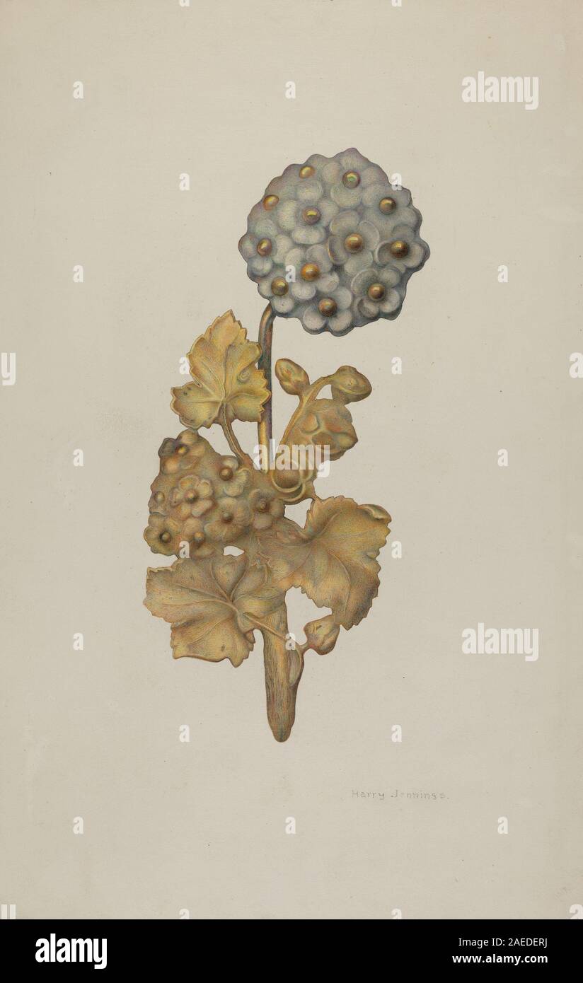 Harry Jennings, Tie-back, c 1941 Tie-back; circa 1941 date Stock Photo ...