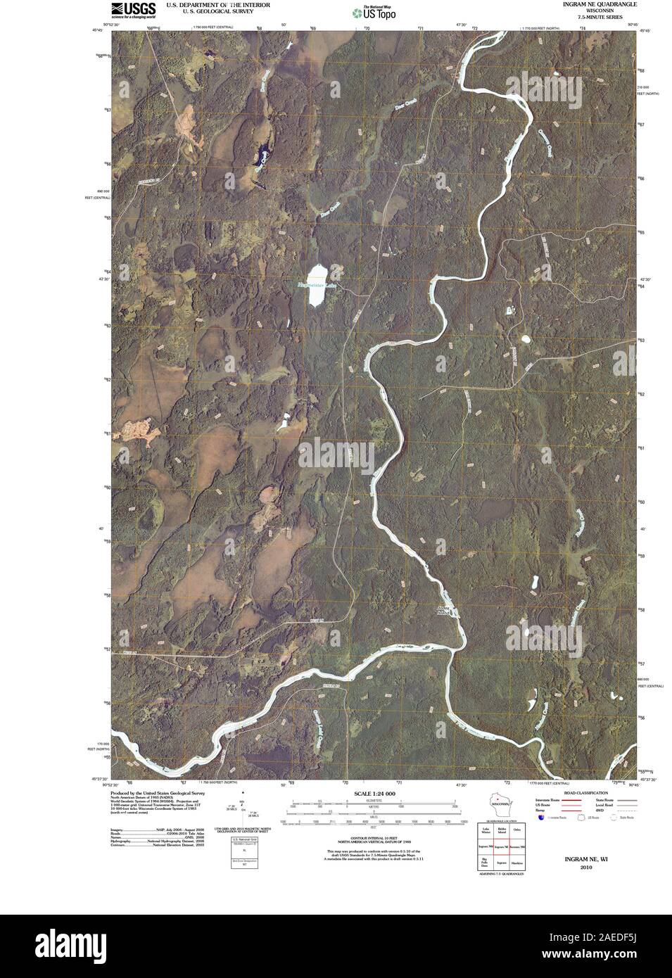 Map of ingram Cut Out Stock Images & Pictures - Alamy