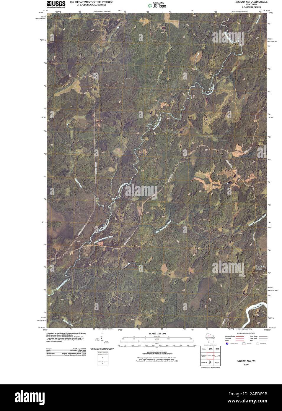 Map of ingram Cut Out Stock Images & Pictures - Alamy