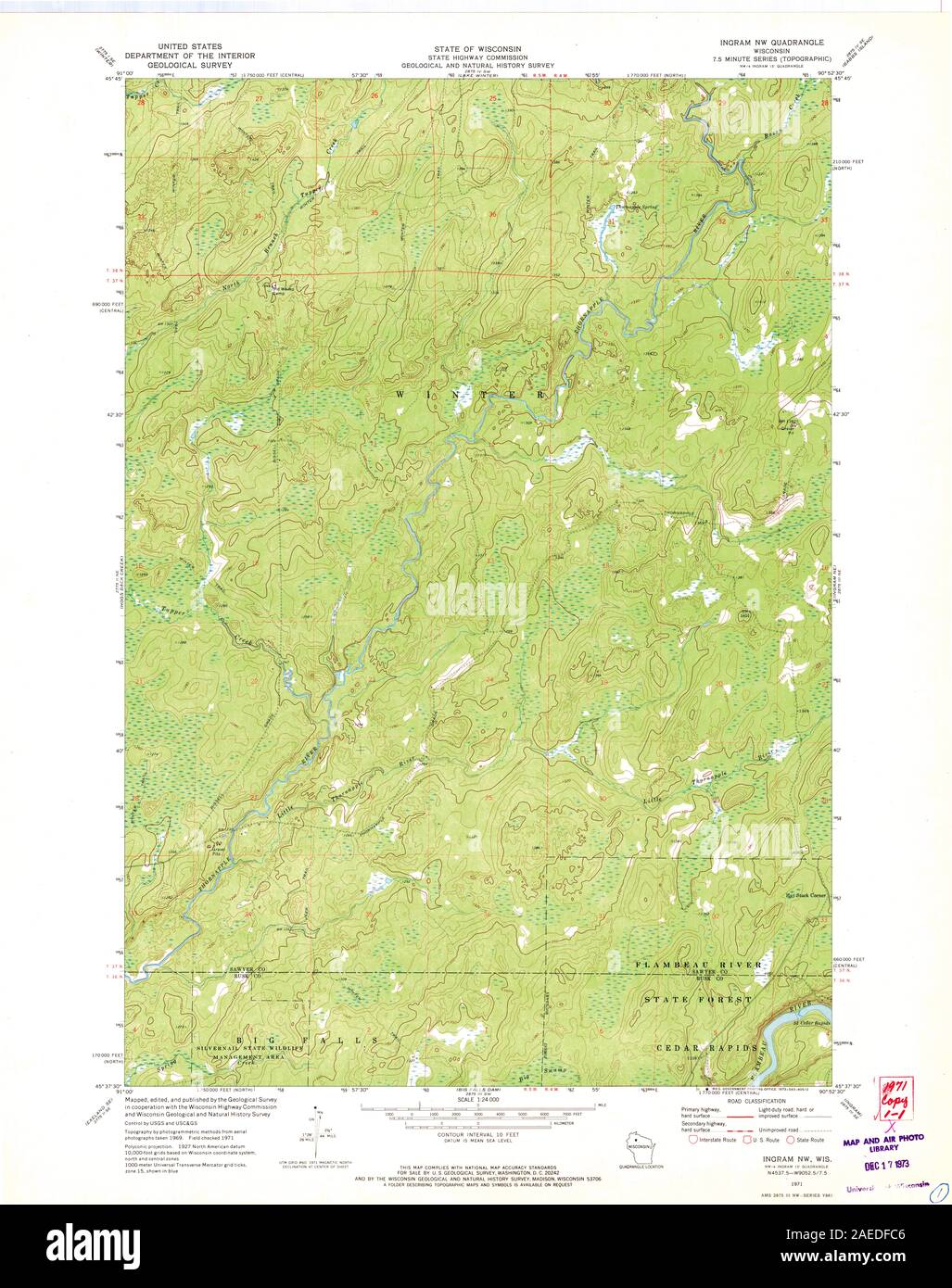 Map of ingram hi-res stock photography and images - Alamy