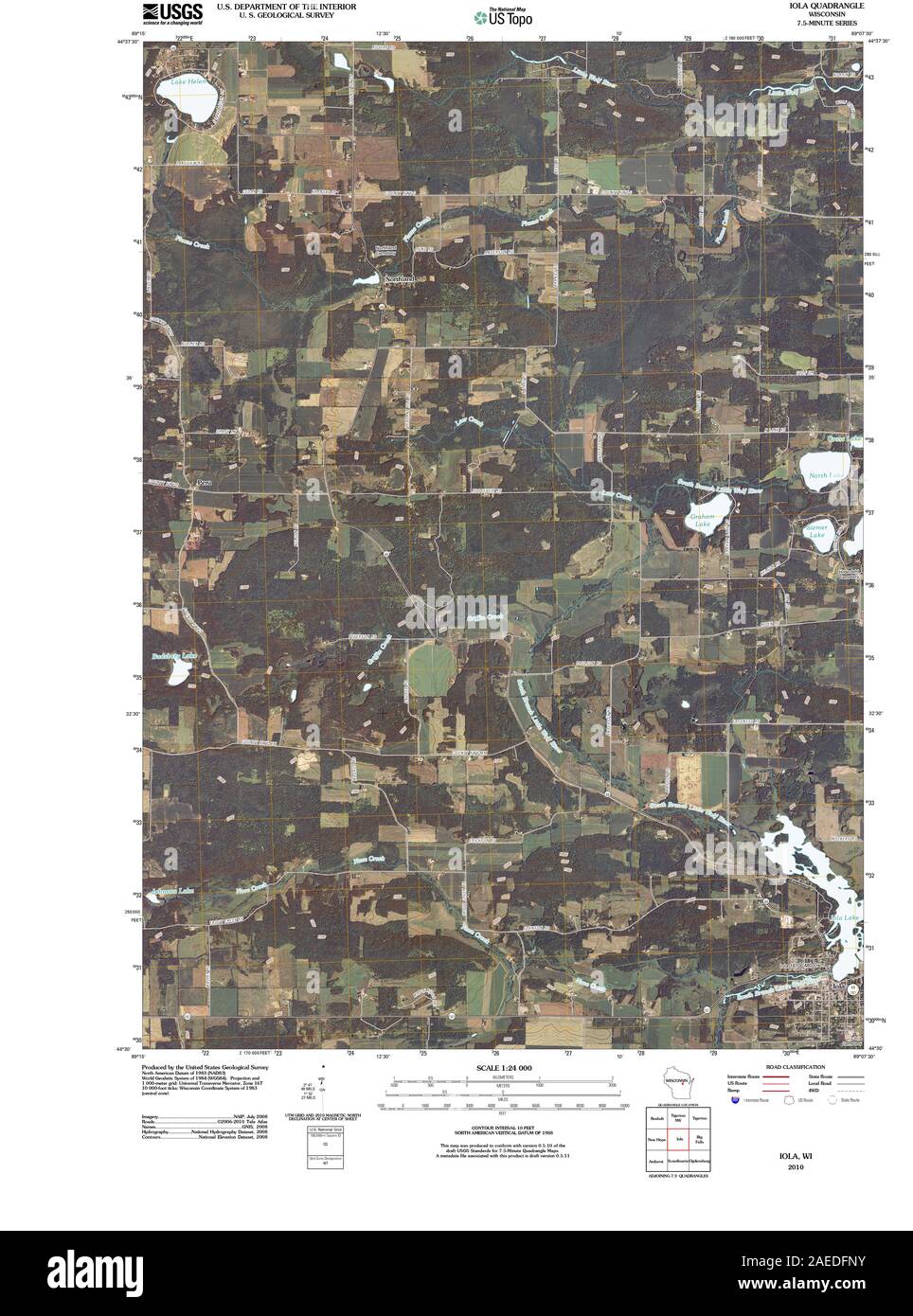 Iola map Cut Out Stock Images & Pictures - Alamy