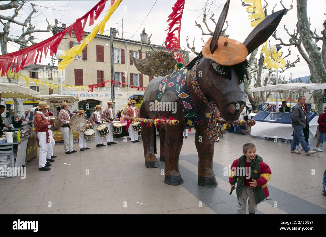 Donkey festival in Gonfaron Var France Provence only village in the ...