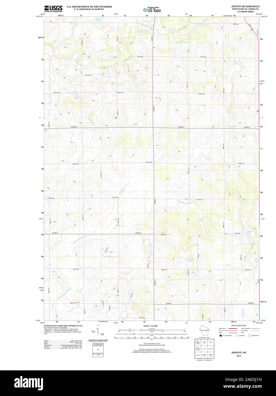 Jewett map Cut Out Stock Images & Pictures - Alamy