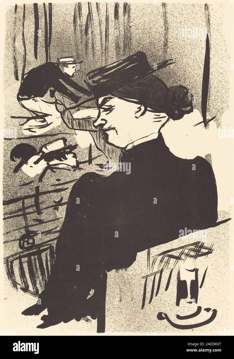 Henri de Toulouse-Lautrec, A Spectator (Une spectatrice), 1893 A ...