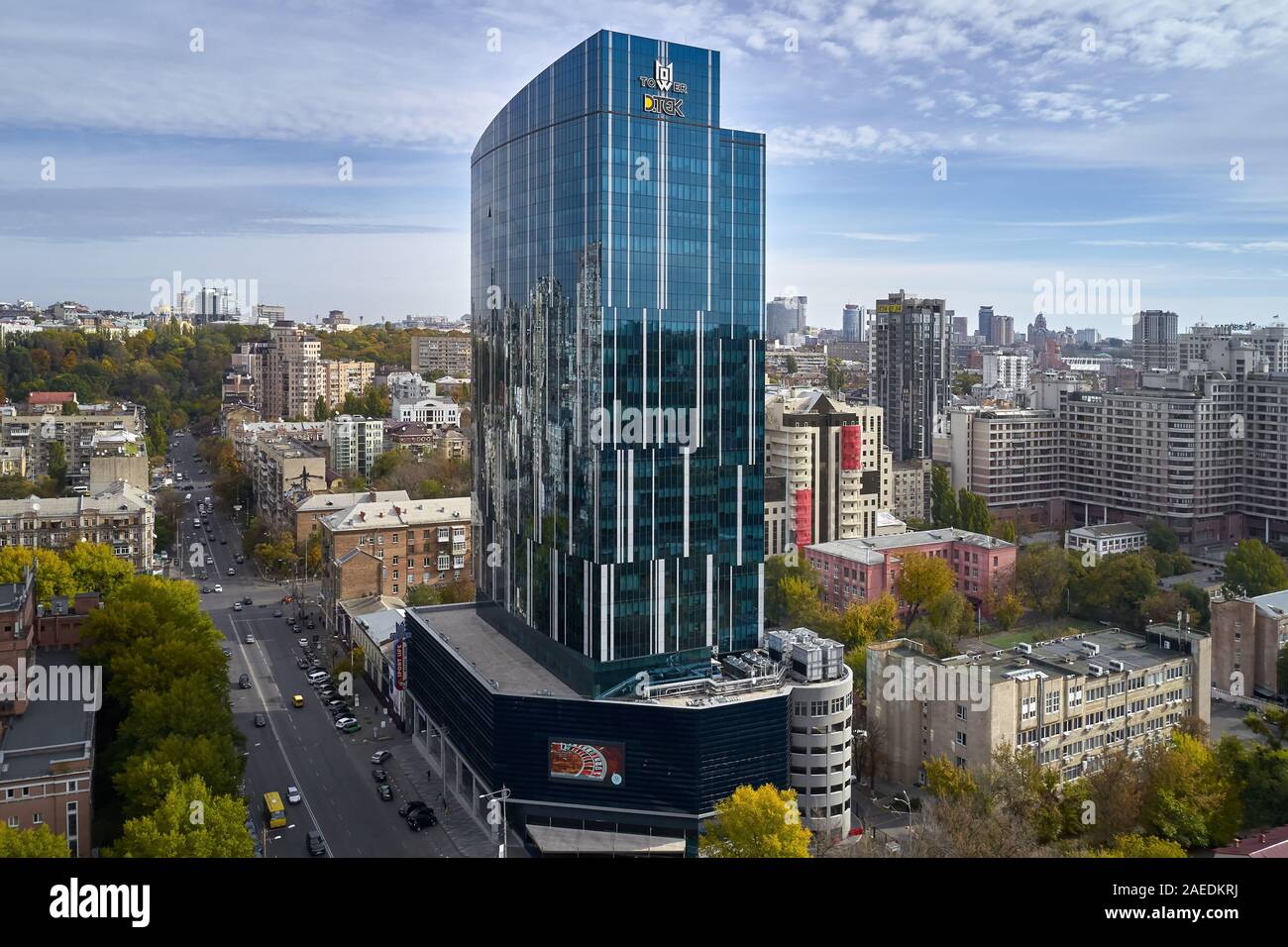 Aerial view high rise houses hi-res stock photography and images - Alamy