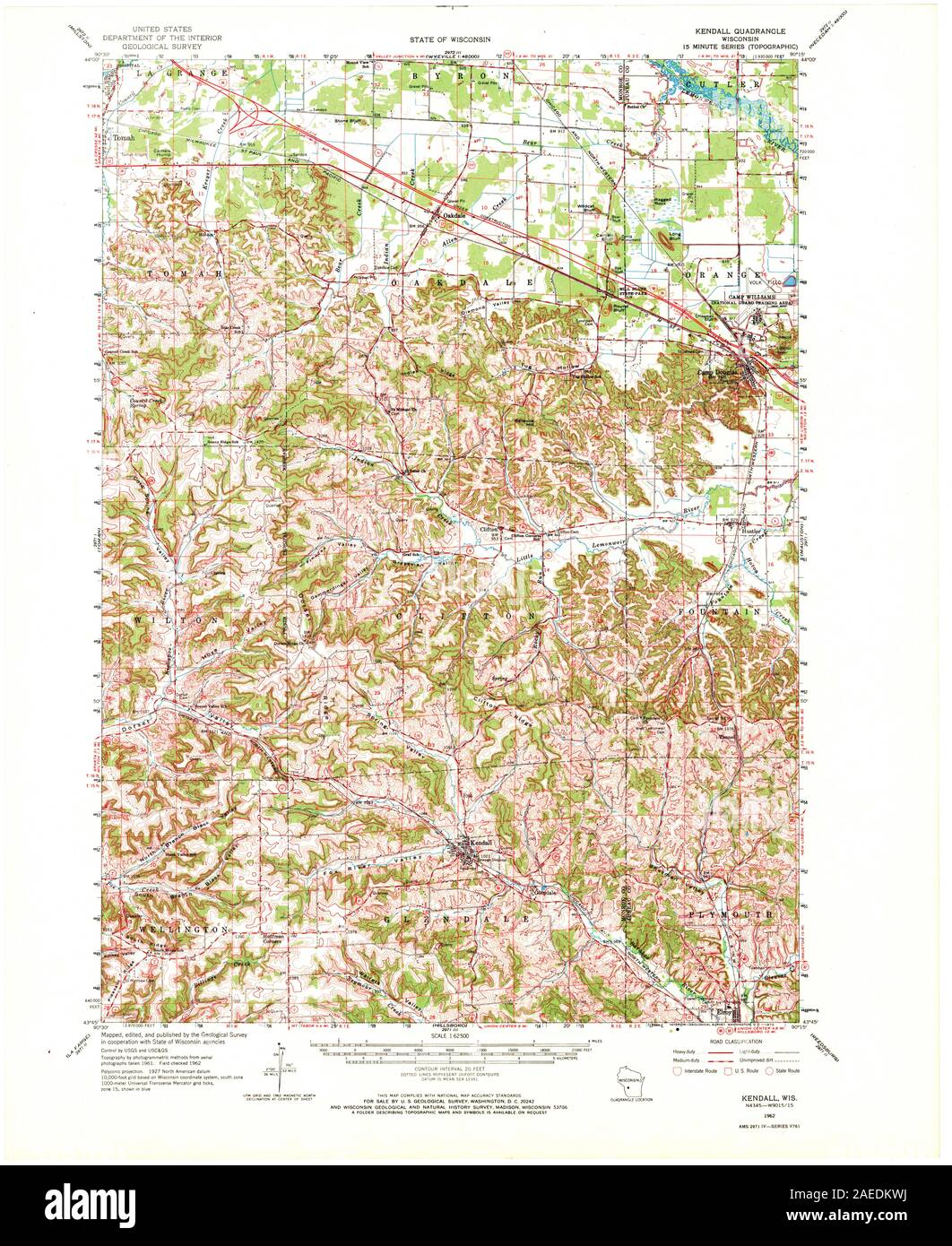 Kendall map Cut Out Stock Images & Pictures - Alamy