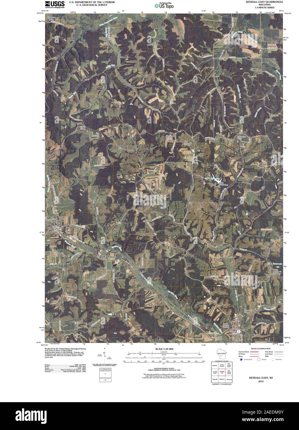 Kendall map Cut Out Stock Images & Pictures - Alamy