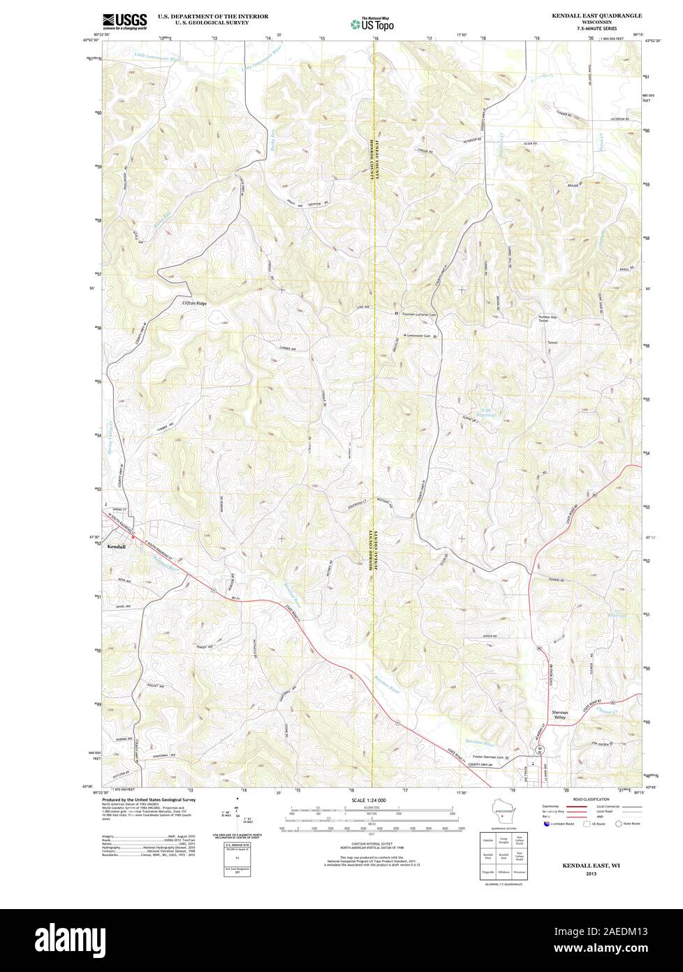 Kendall map Cut Out Stock Images & Pictures - Alamy