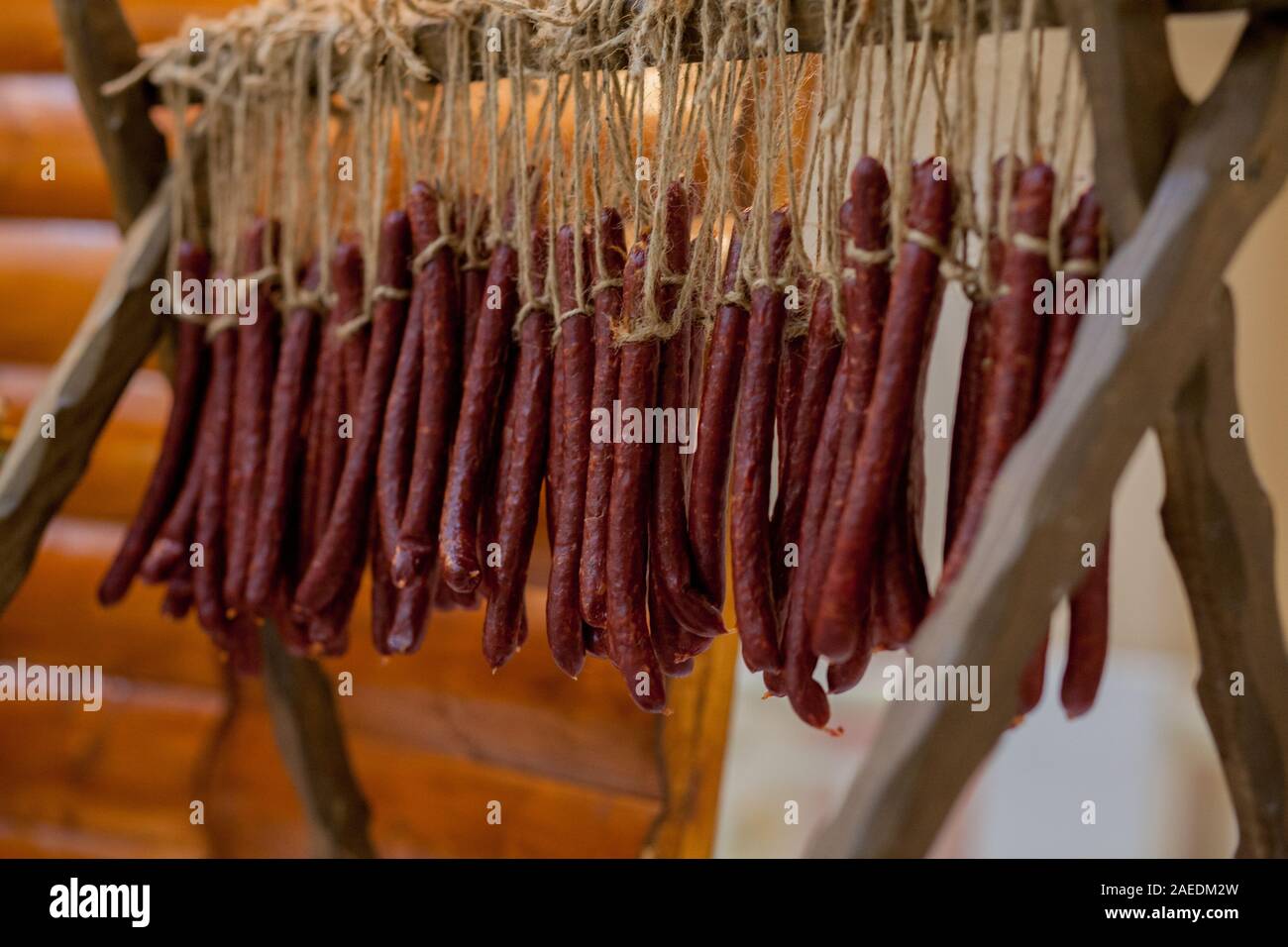 Hunter sausage meat hi-res stock photography and images - Alamy