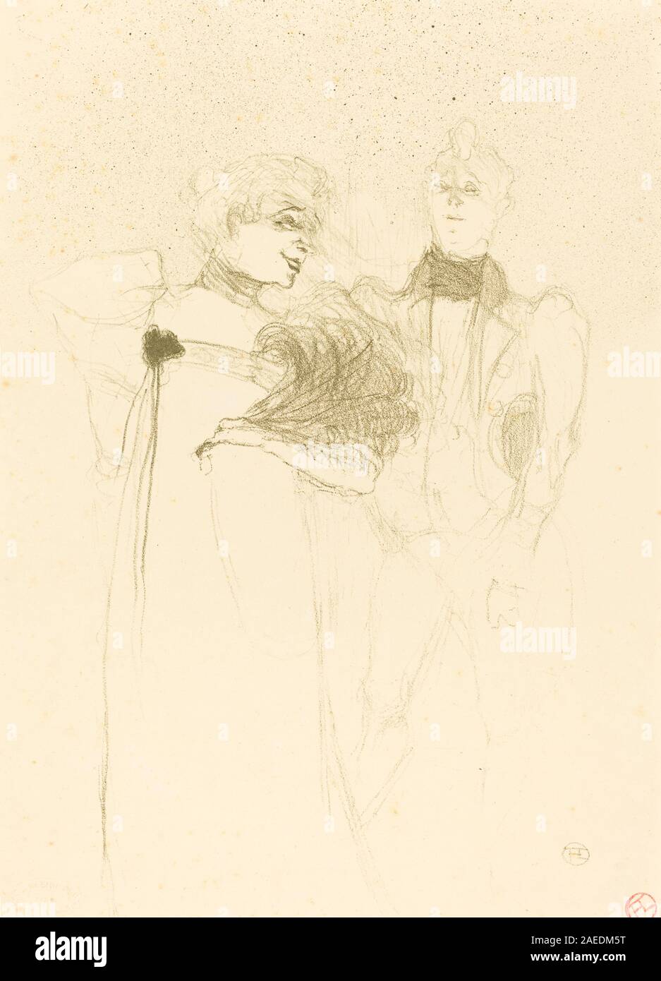 Henri de Toulouse-Lautrec, Mlle Lender in Madame Satan (Mlle Lender ...