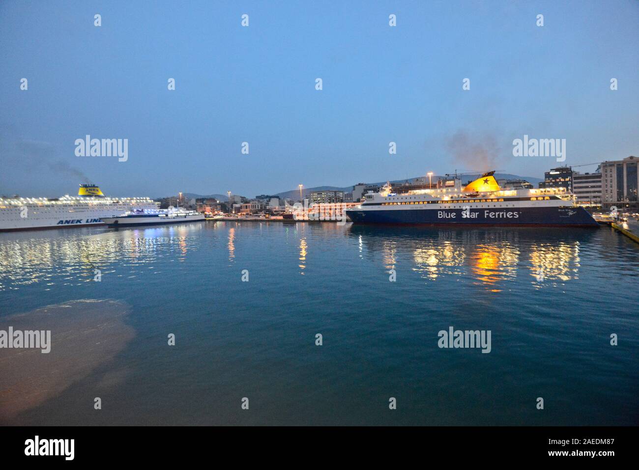 Port of Piraeus, Athens, Greece Stock Photo - Alamy