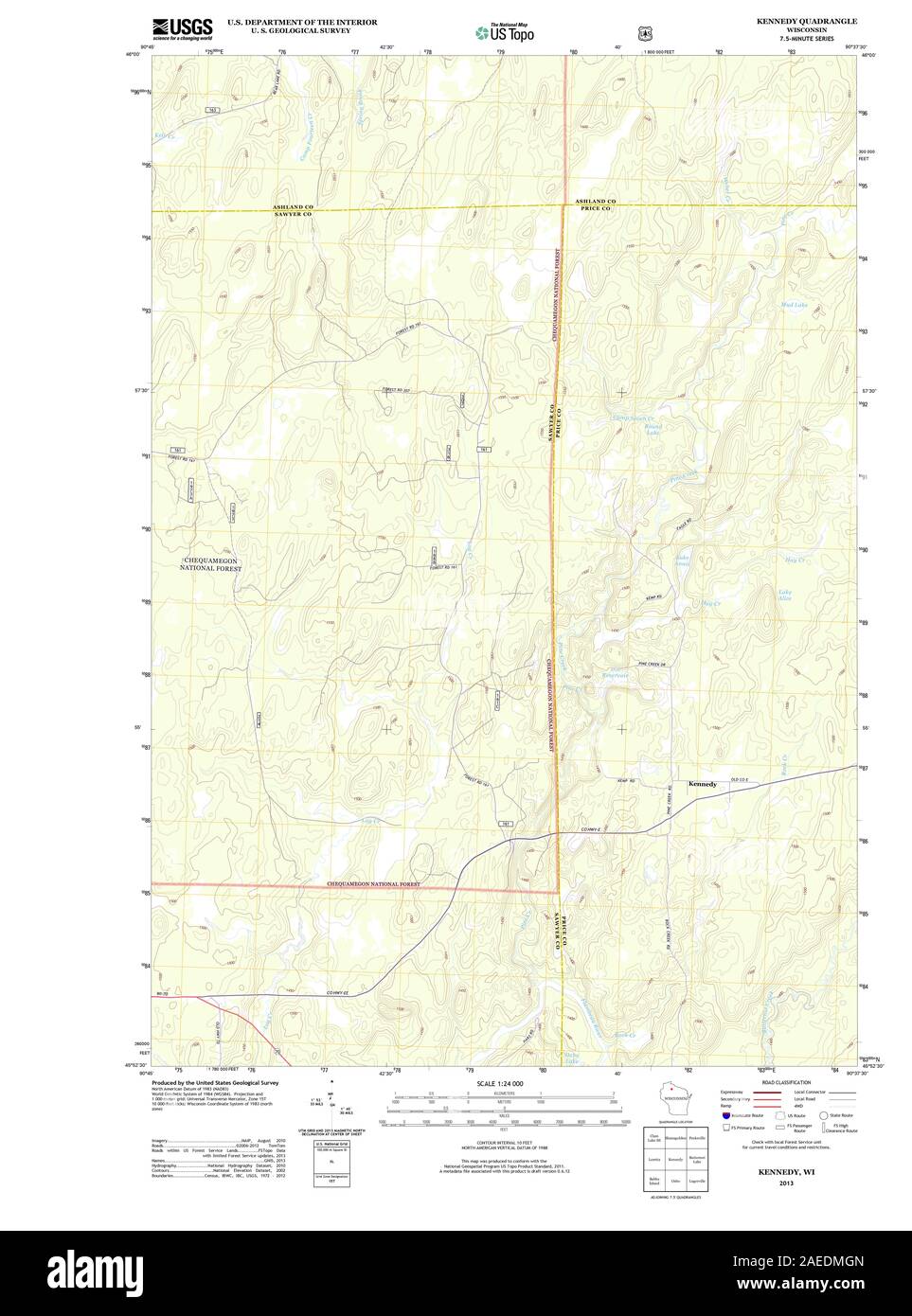 Map of kennedy Cut Out Stock Images & Pictures - Alamy