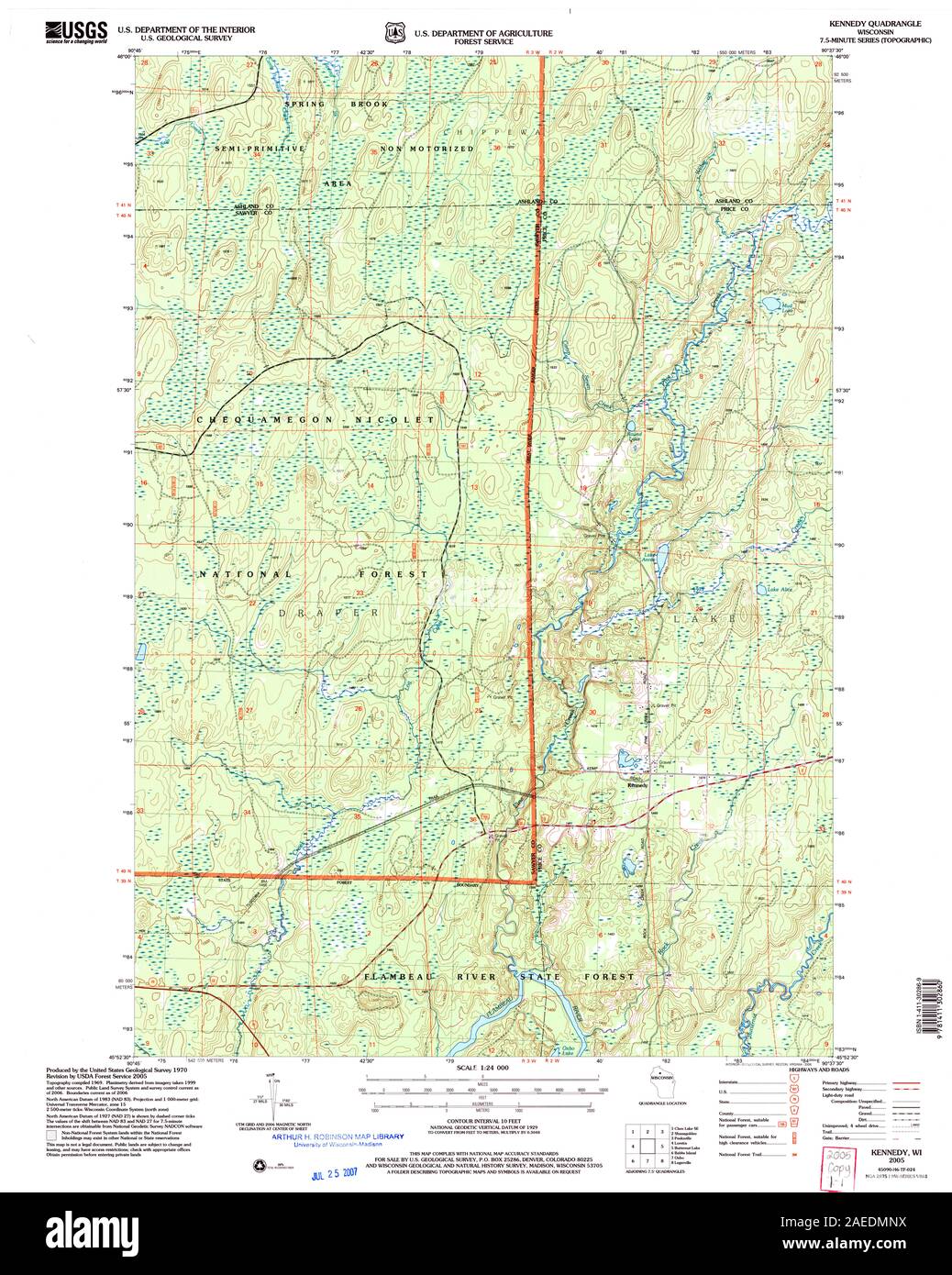 Map of kennedy Cut Out Stock Images & Pictures - Alamy