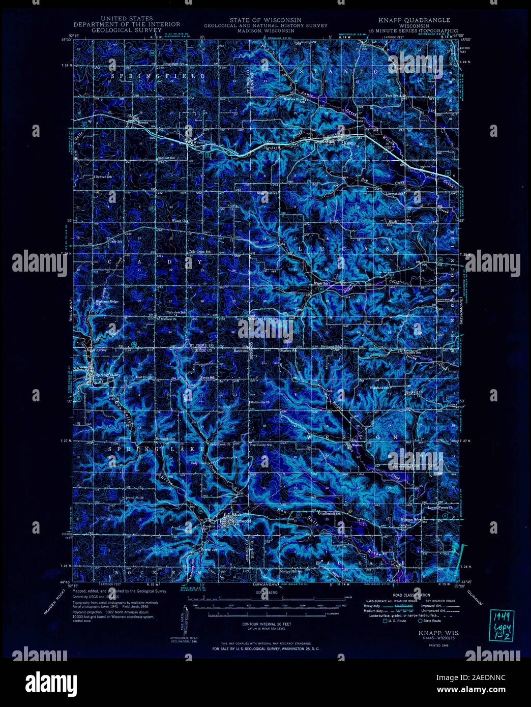 Map of knapp hi-res stock photography and images - Alamy