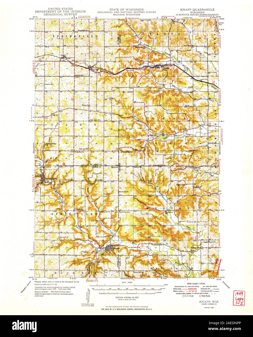 Map of knapp hi-res stock photography and images - Alamy