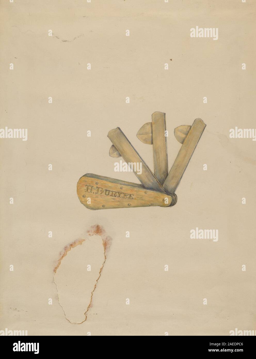 Henry Meyers, Stock Lance Knife, c 1936 Stock Lance Knife; c. 1936 ...