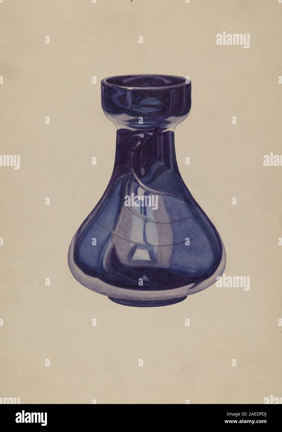 Henry Moran, Cobalt Vase, c 1940 Cobalt Vase; c. 1940 Stock Photo - Alamy