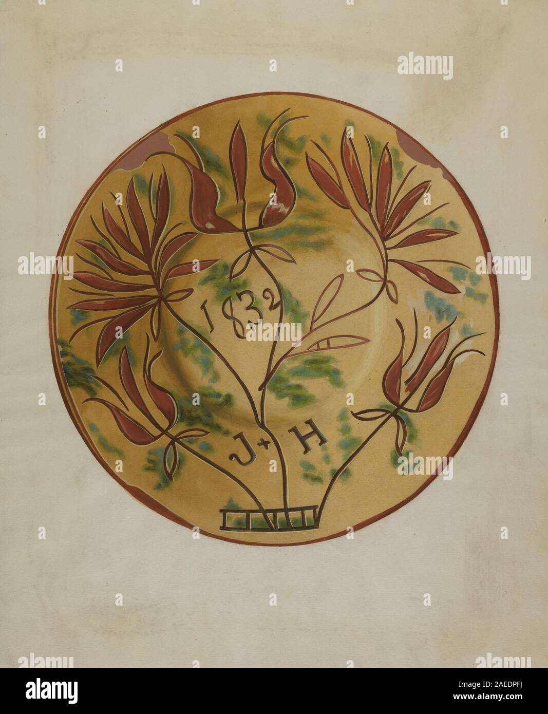 Henry Moran, Plate, 1935-1942 Plate; 1935/1942 Stock Photo - Alamy