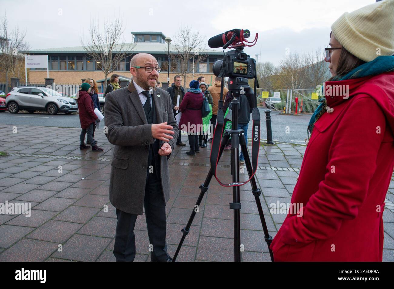 Glasgow, UK. 22 November 2019. Pictured: Patrick Harvie MSP - Co Leader ...