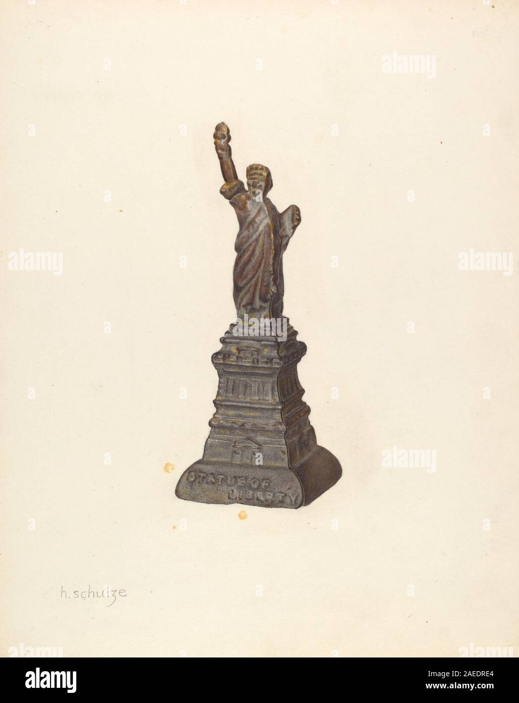 Herman Schulze, Penny Bank - Statue of Liberty, c 1941 Penny Bank ...