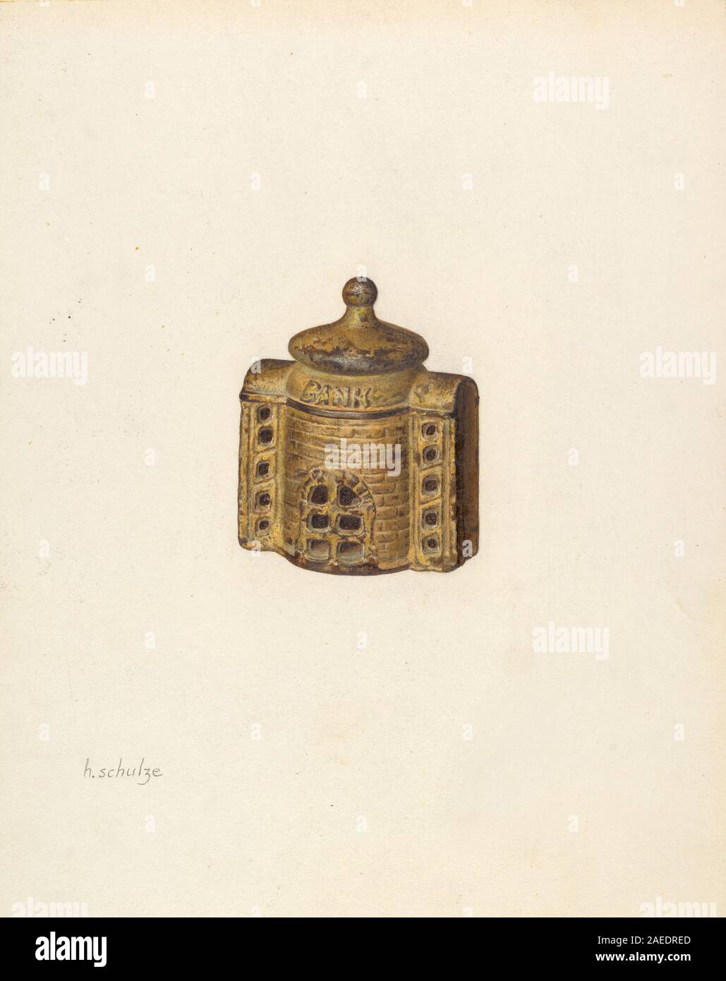 Herman Schulze, Penny Bank, c 1941 Penny Bank; circa 1941 date Stock ...