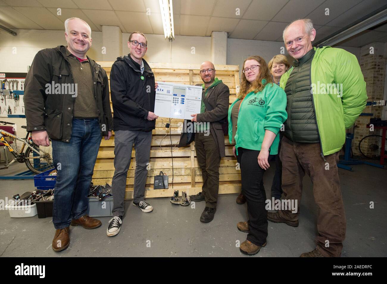Glasgow, UK. 23 November 2019. Pictured: (L-R) Mark Ruskell MSP; Brian ...