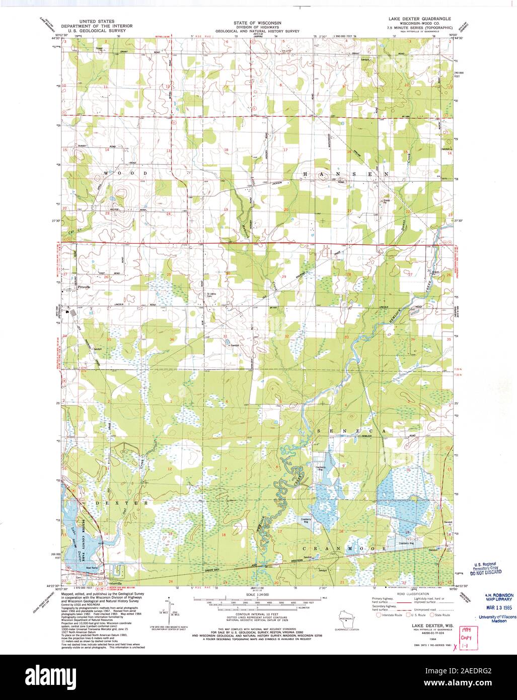 Map of dexter Cut Out Stock Images & Pictures - Alamy