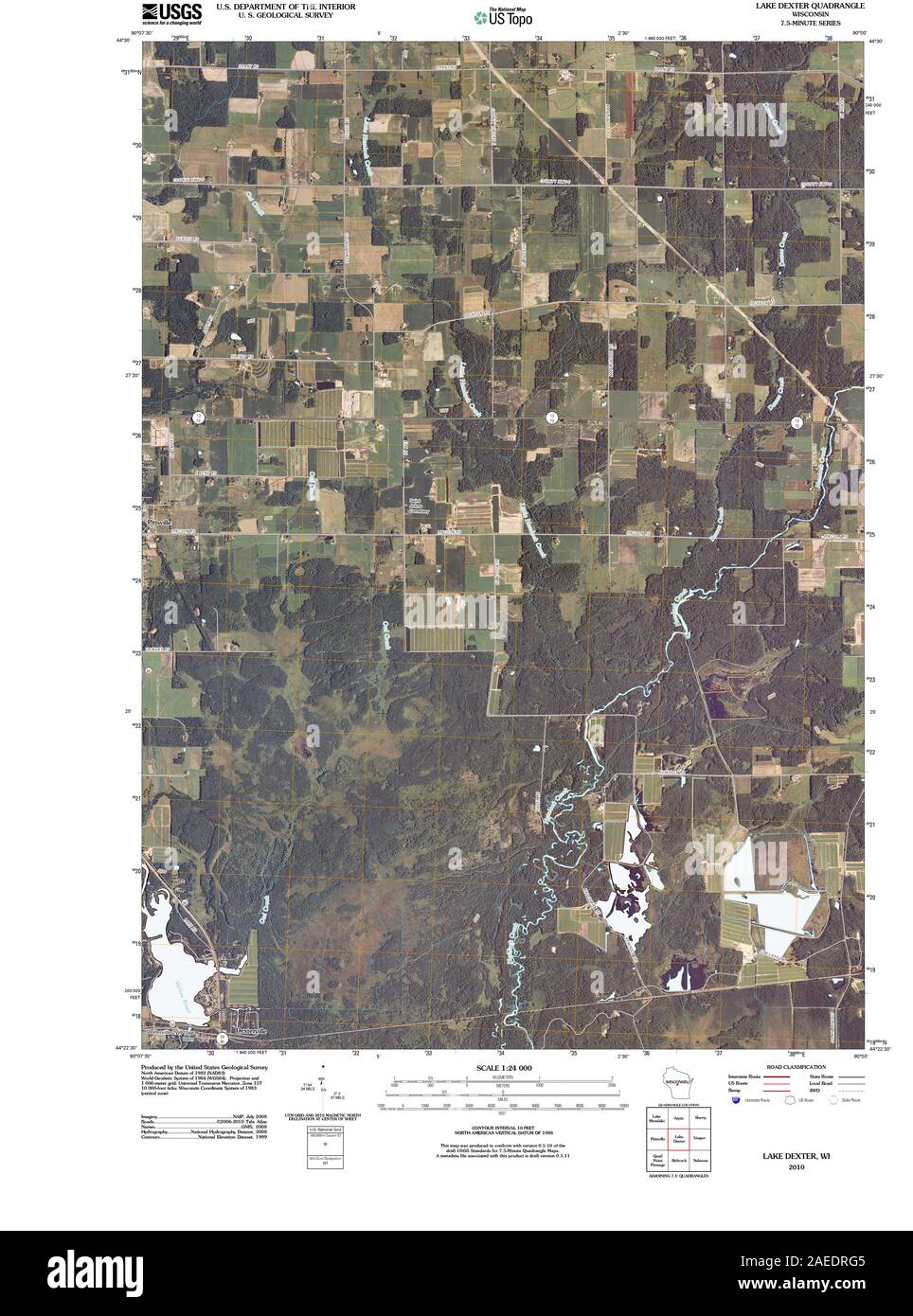 Map of dexter Cut Out Stock Images & Pictures - Alamy