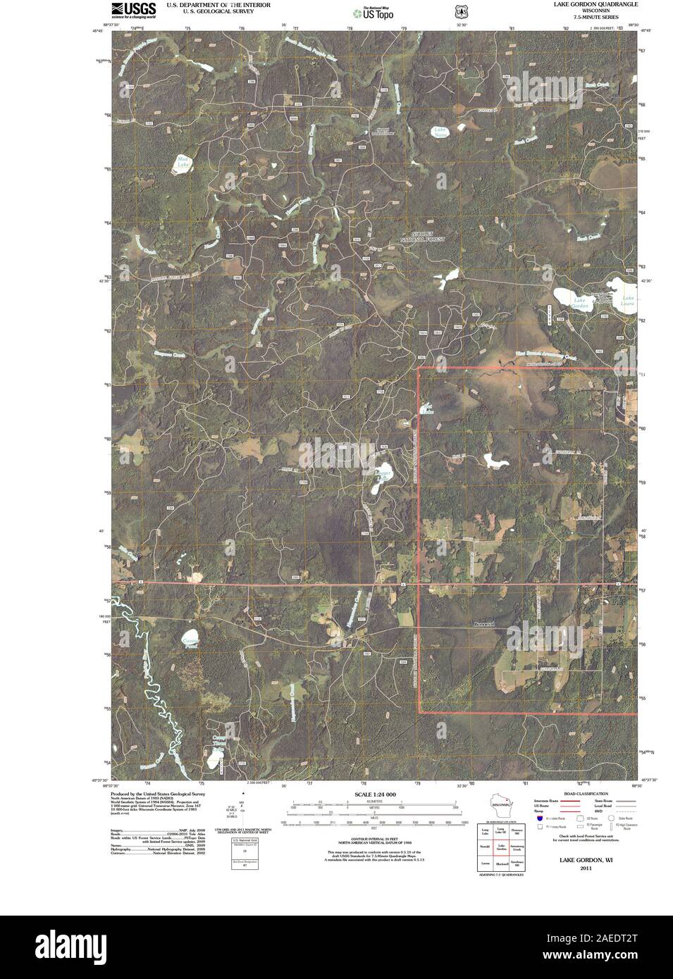 Gordon map Cut Out Stock Images & Pictures - Alamy