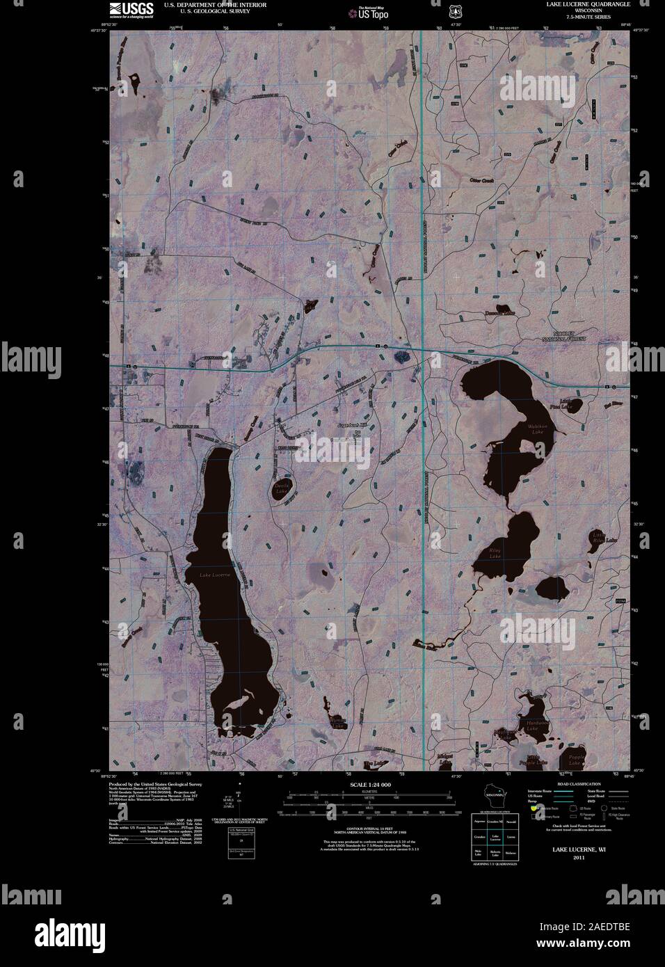 Map lake lucerne hi-res stock photography and images - Alamy