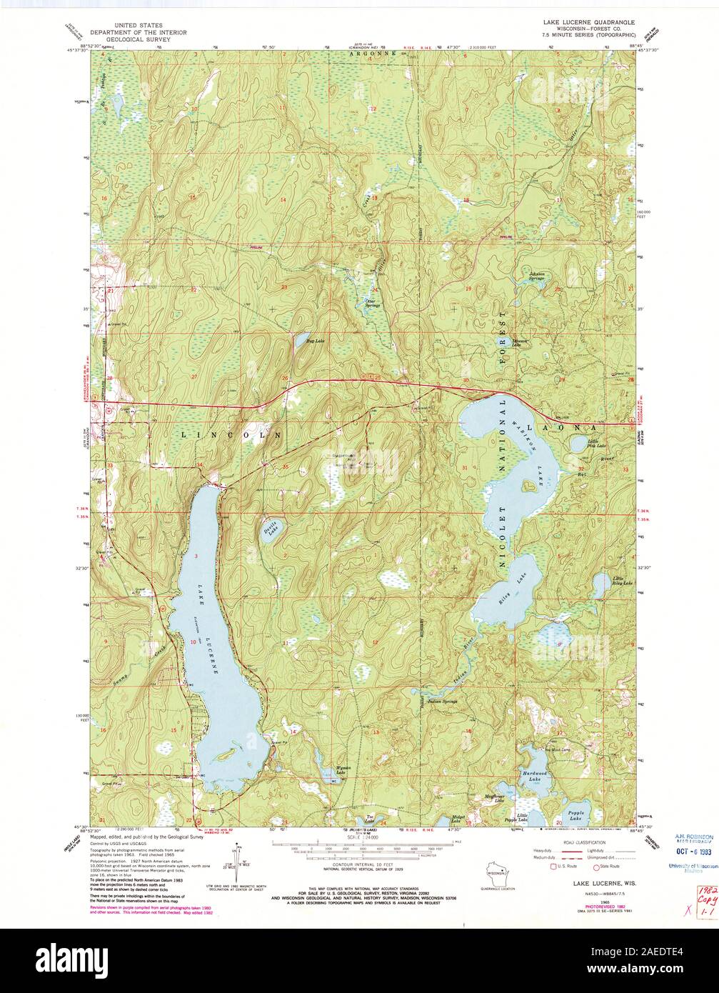 Map lake lucerne hi-res stock photography and images - Alamy