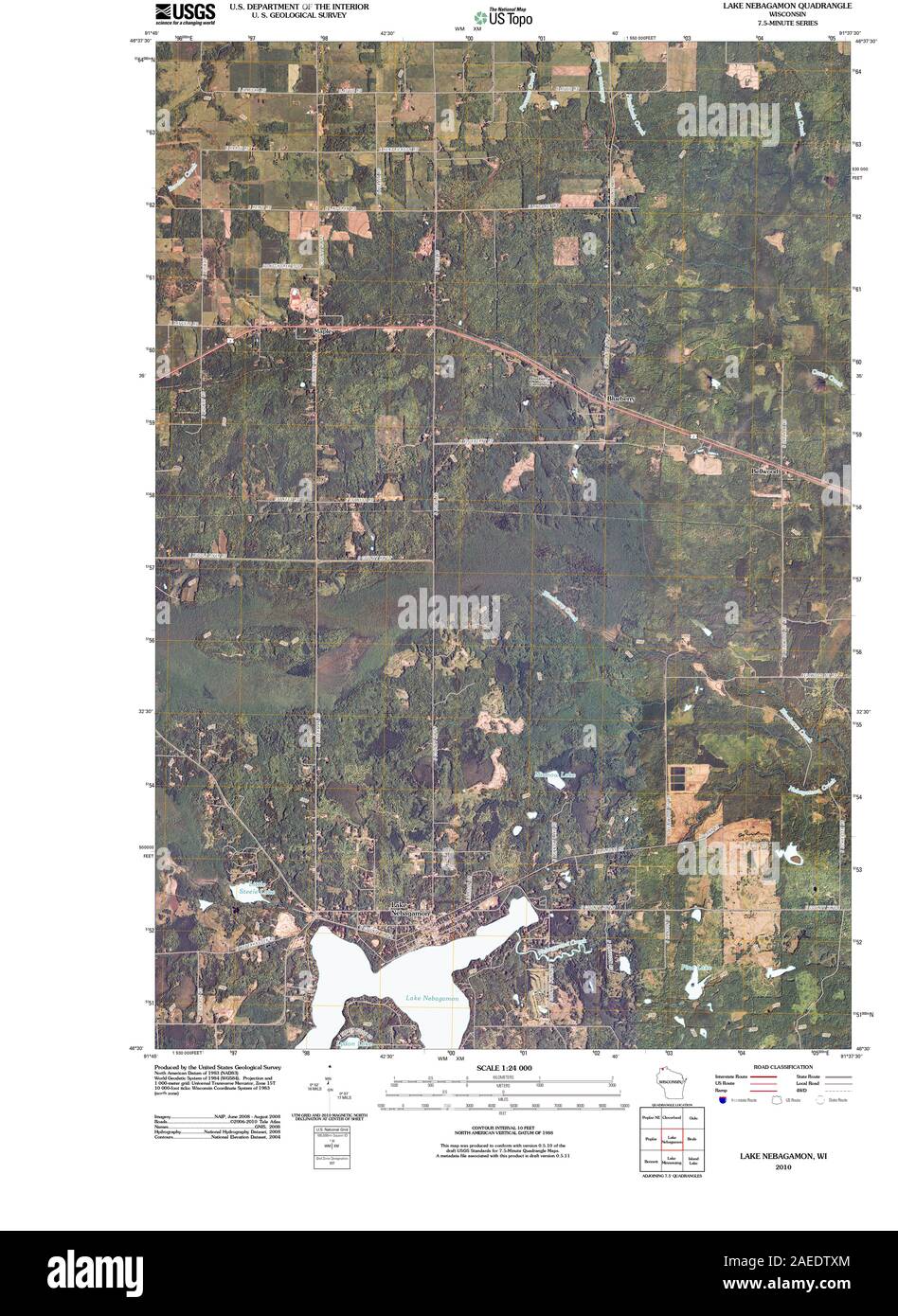 Lake nebagamon Cut Out Stock Images & Pictures - Alamy