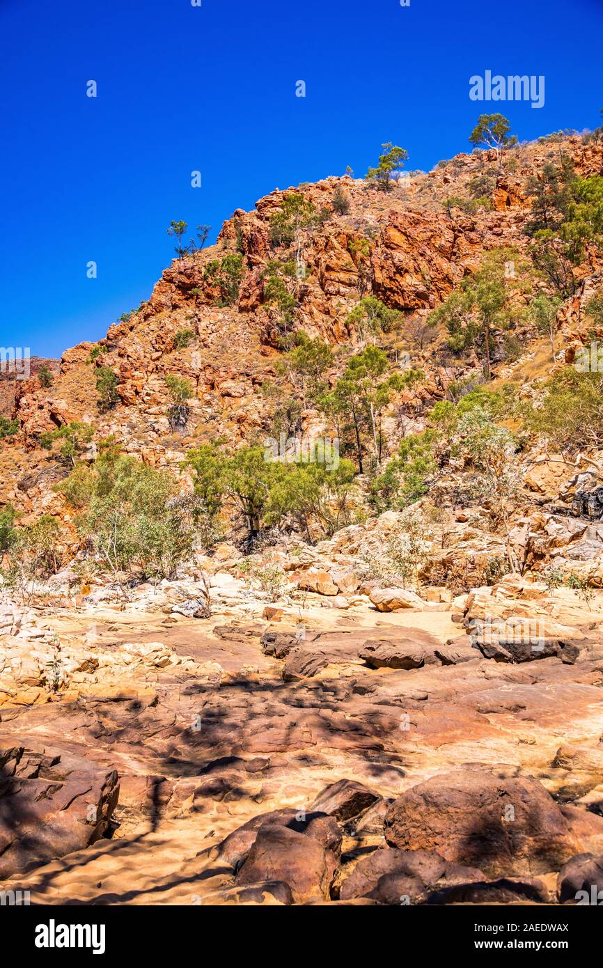 Redbank Gorge is a gap in the West MacDonnell Ranges in the Northern ...