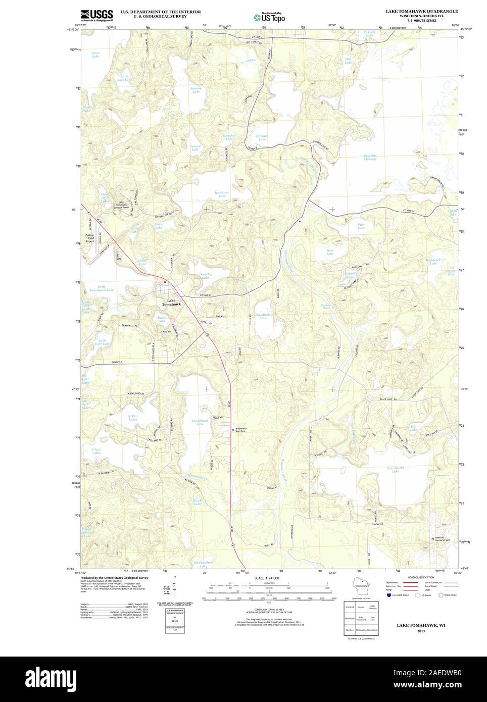 Map of tomahawk hi-res stock photography and images - Alamy
