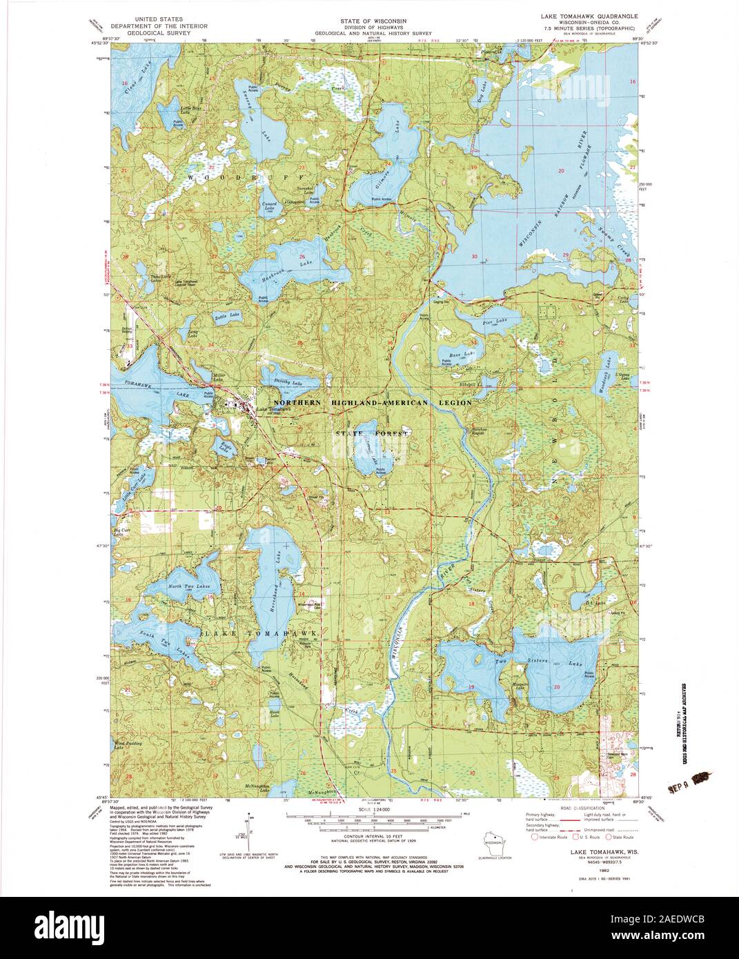 Map of tomahawk hi-res stock photography and images - Alamy