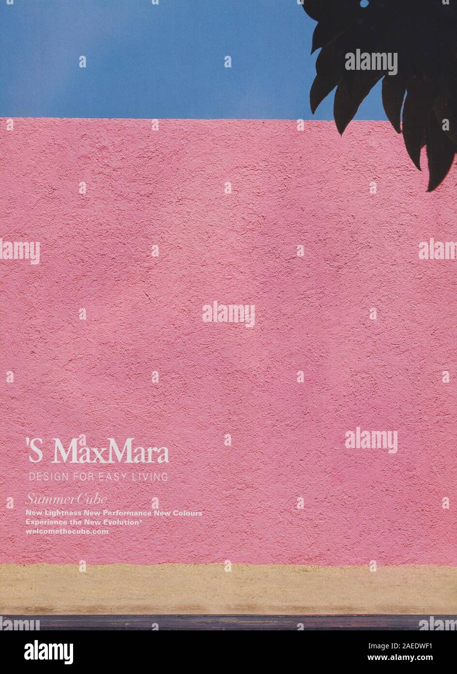 poster advertising Max Mara in paper magazine from 2012, advertisement ...