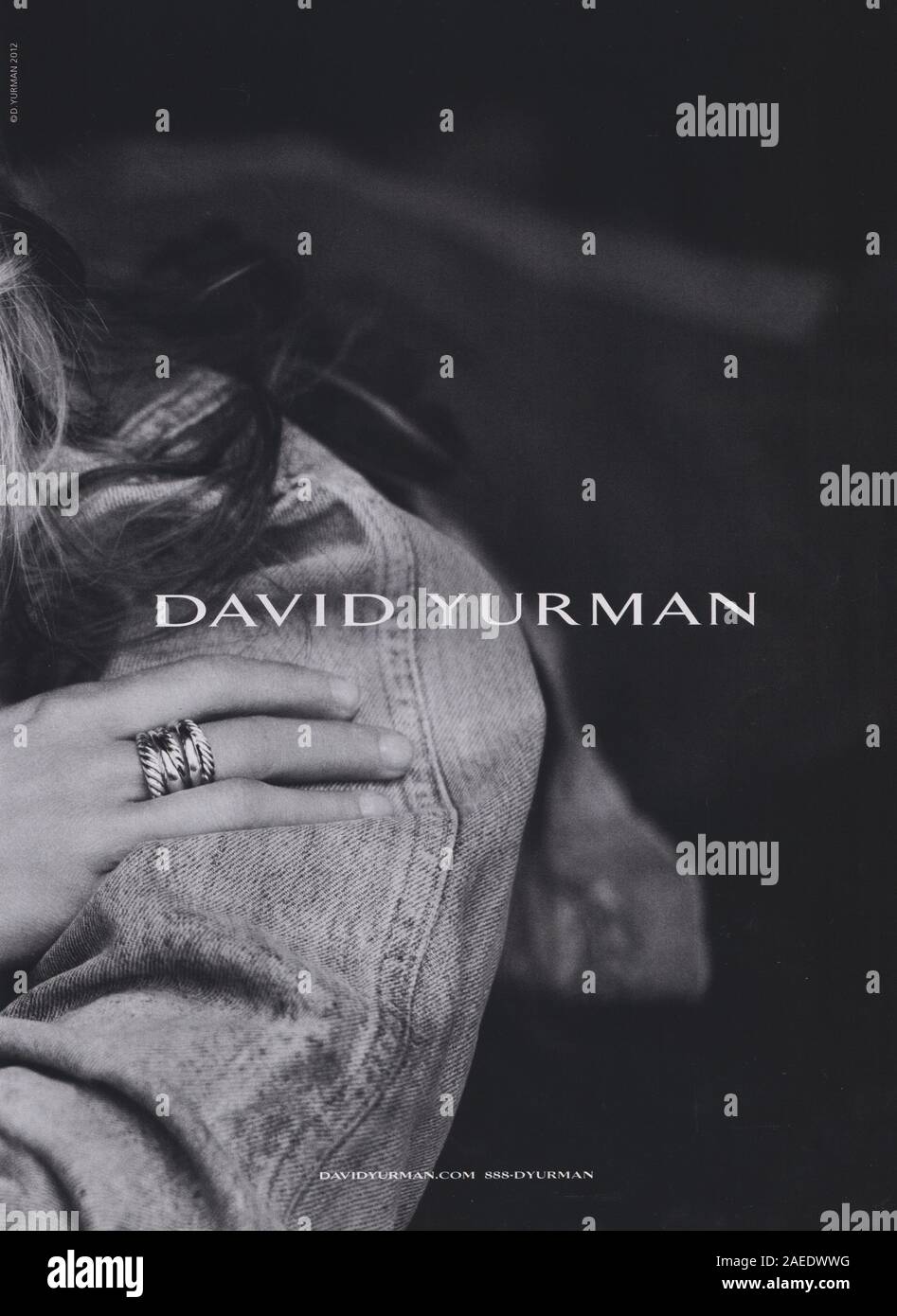 poster advertising David Yurman fashion house with Gisele Bundchen in ...