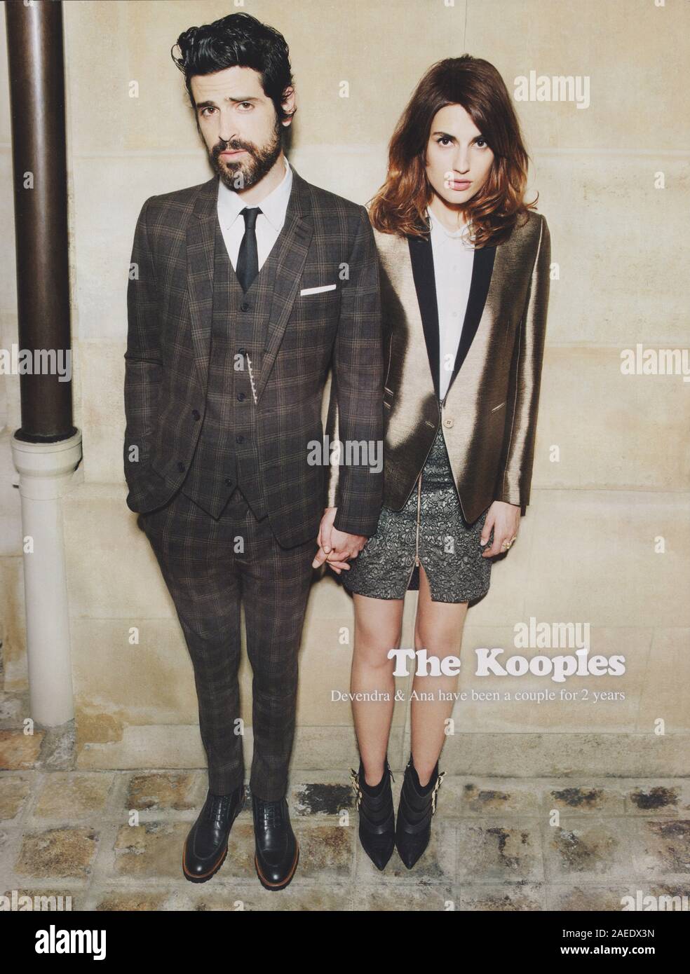 poster advertising The Kooples fashion house in paper magazine from ...