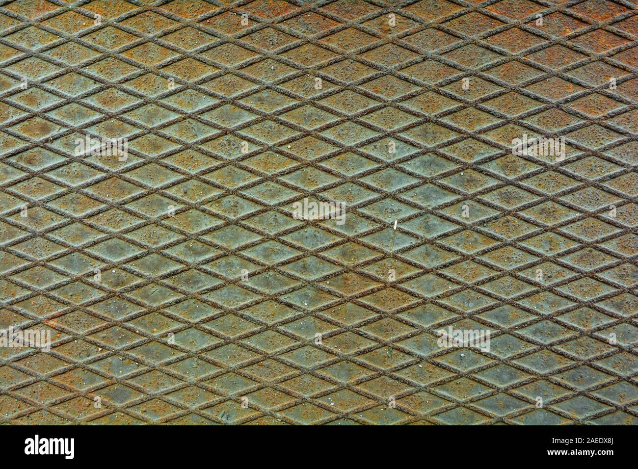Metal surface diamond shape relief hi-res stock photography and images ...