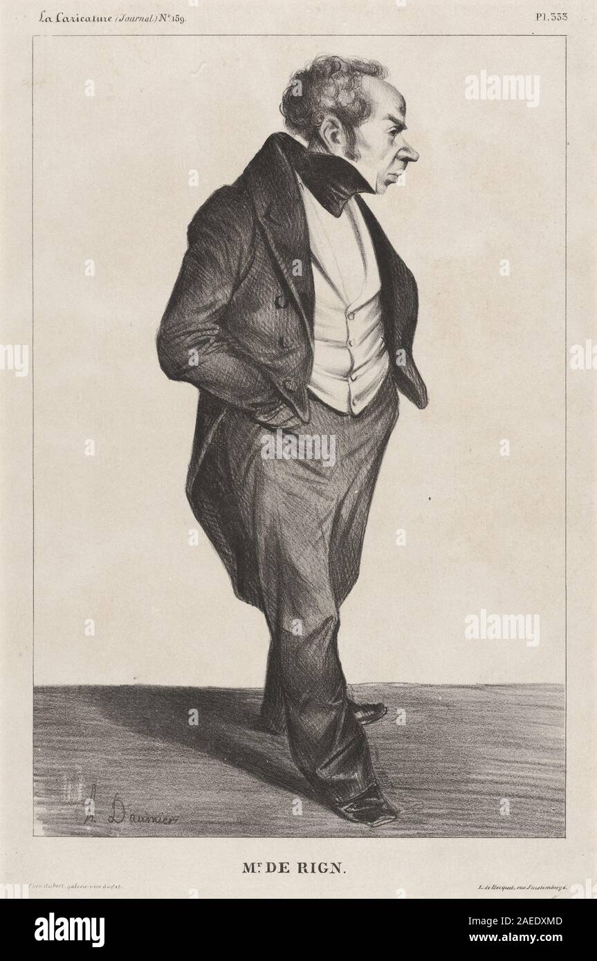 Amiral de Rigny is an 1833 lithograph by Honoré Daumier depicting the ...